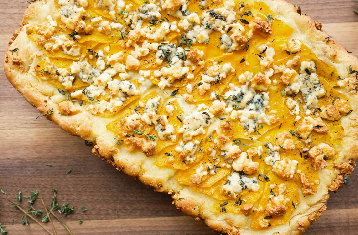 Lamb Stuffed Fall Focaccia Recipe with California Lamb